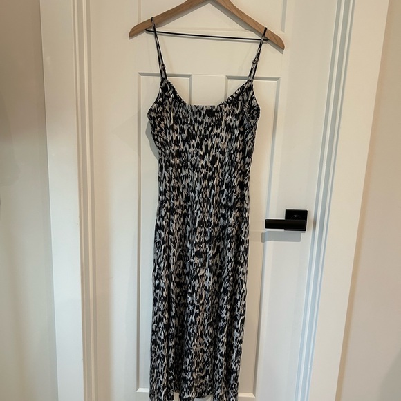 Express | Dresses | Preppy Cottagecore Chic Polish Express Black And ...